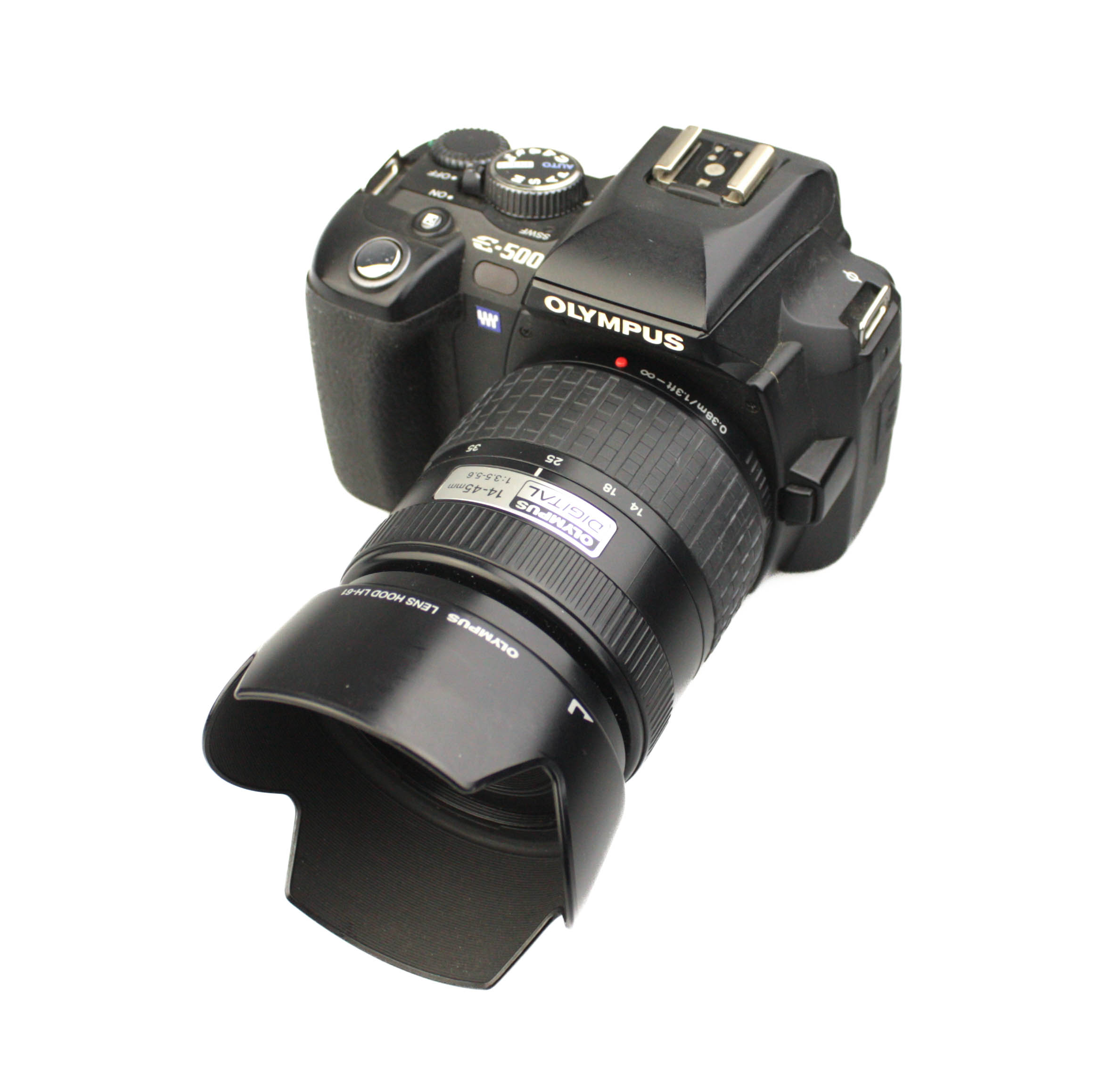Olympus E-500 8MP CCD Four Thirds Camera w/ Zuiko 14-45mm F3.5-5.6 Zoom ...
