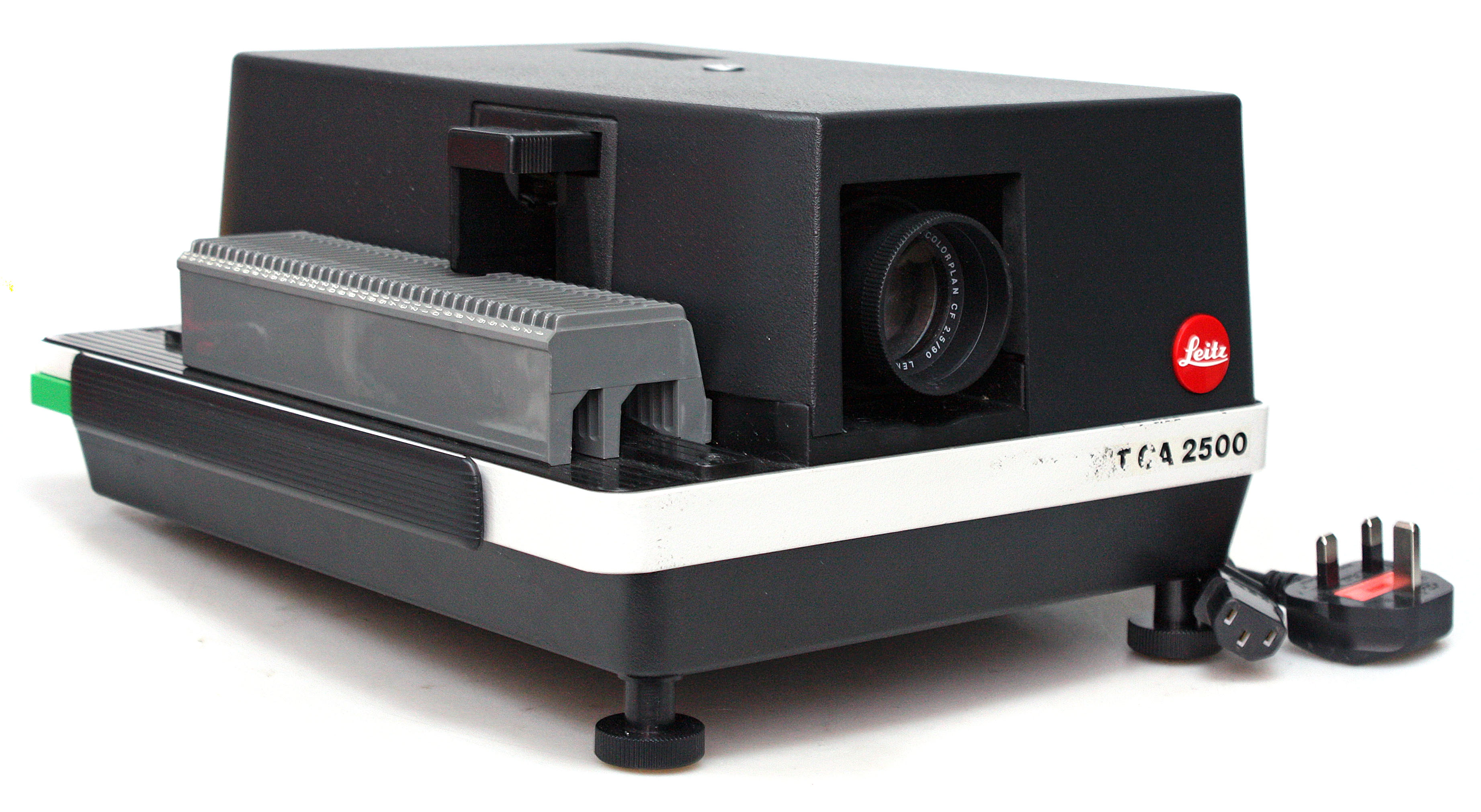 Leica Leitz Pradovit CA 2500 Slide Projector with 90mm f2.5 Lens. Cased ...