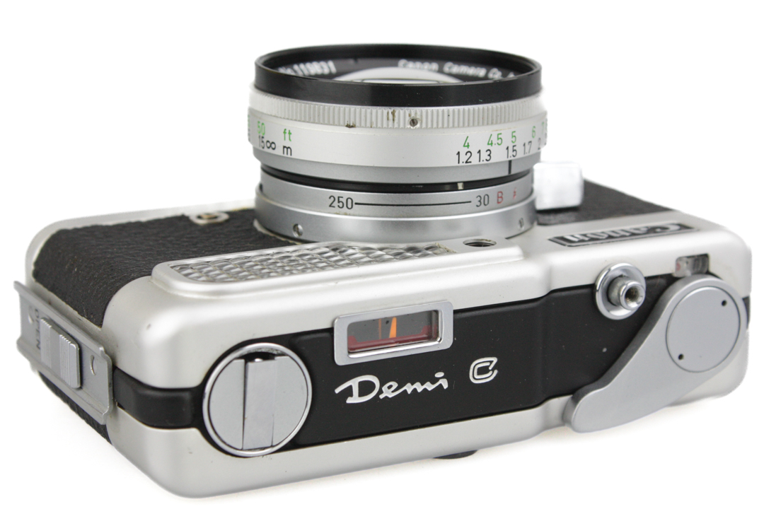 Canon Demi Half Frame Camera, with 50mm f2, 28mm f/2.8 Lens & Case ...