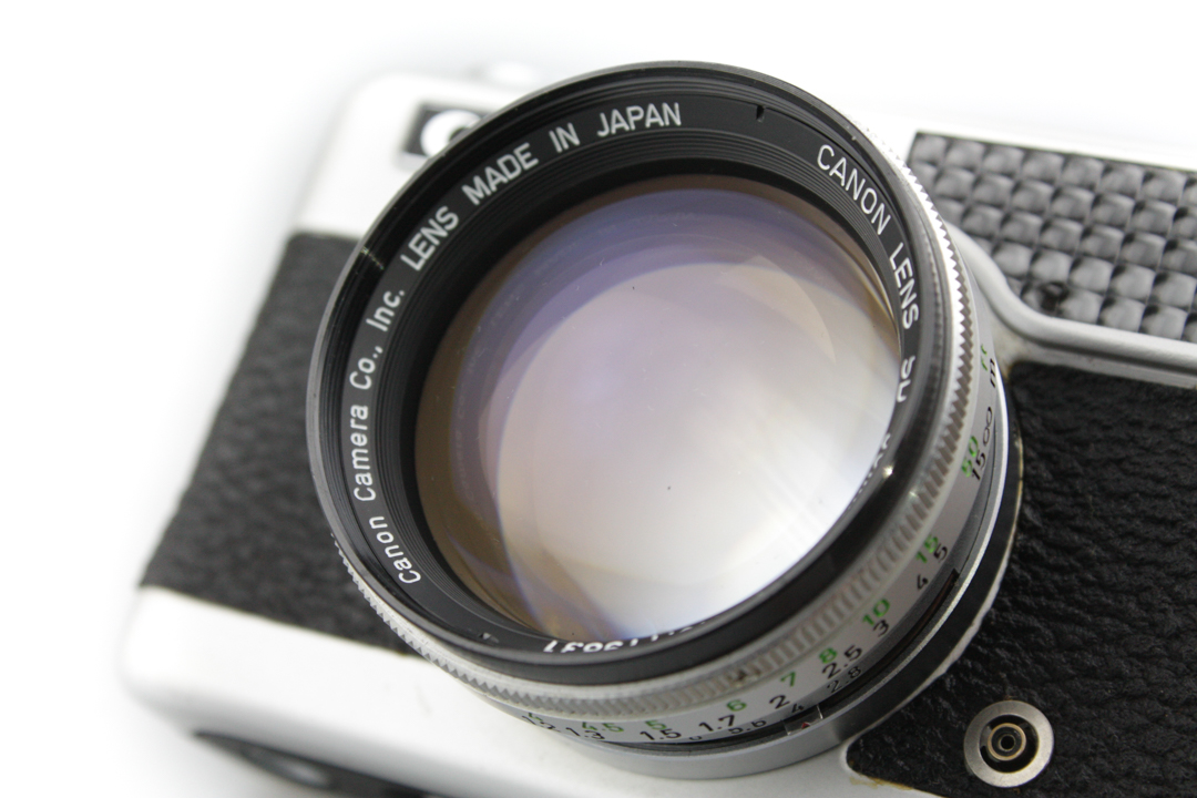 Canon Demi Half Frame Camera, with 50mm f2, 28mm f/2.8 Lens & Case ...