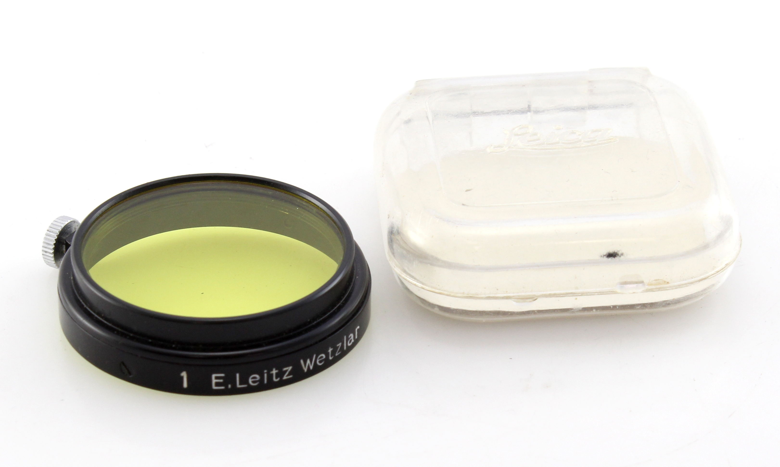 Leitz Leica FIGRO Yellow 1 A36 36MM Clamp On Filter Black Ring – cased ...
