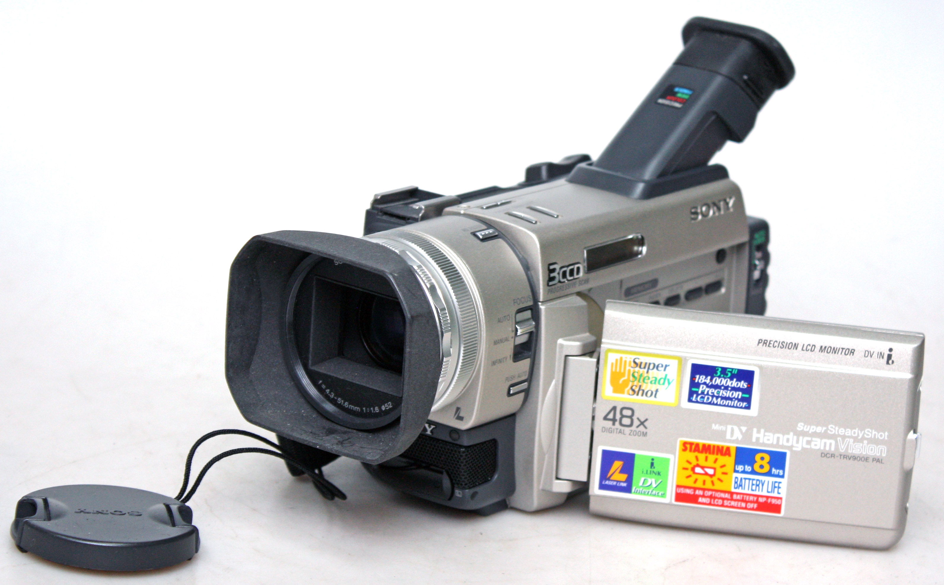 Sony DCR-TRV900E Digital Mini DV tape Format Handycam Movie Camcorder ...
