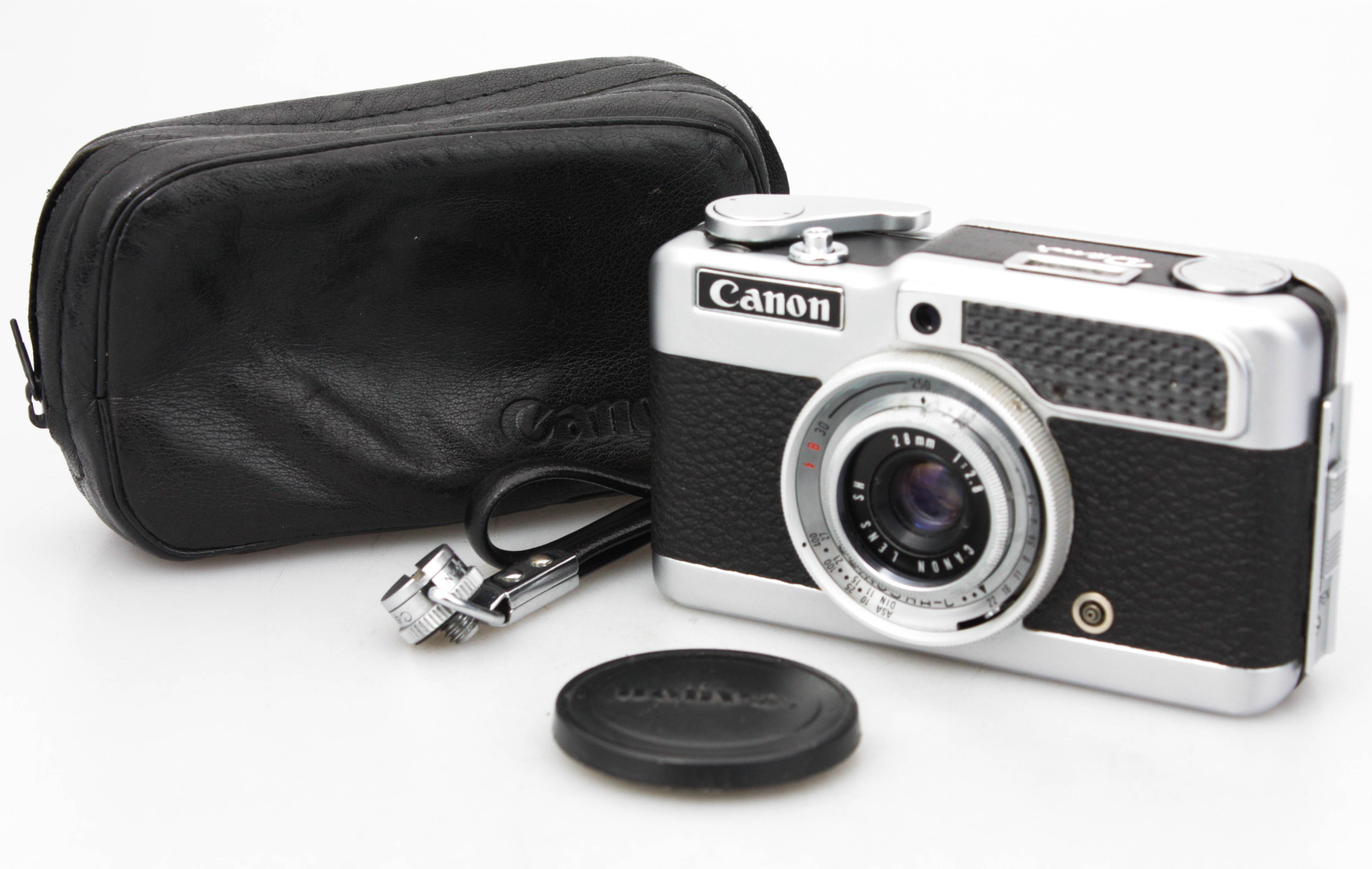 Canon Demi Half Frame Film Camera with 28mm f/2.8 Lens + Case – The ...