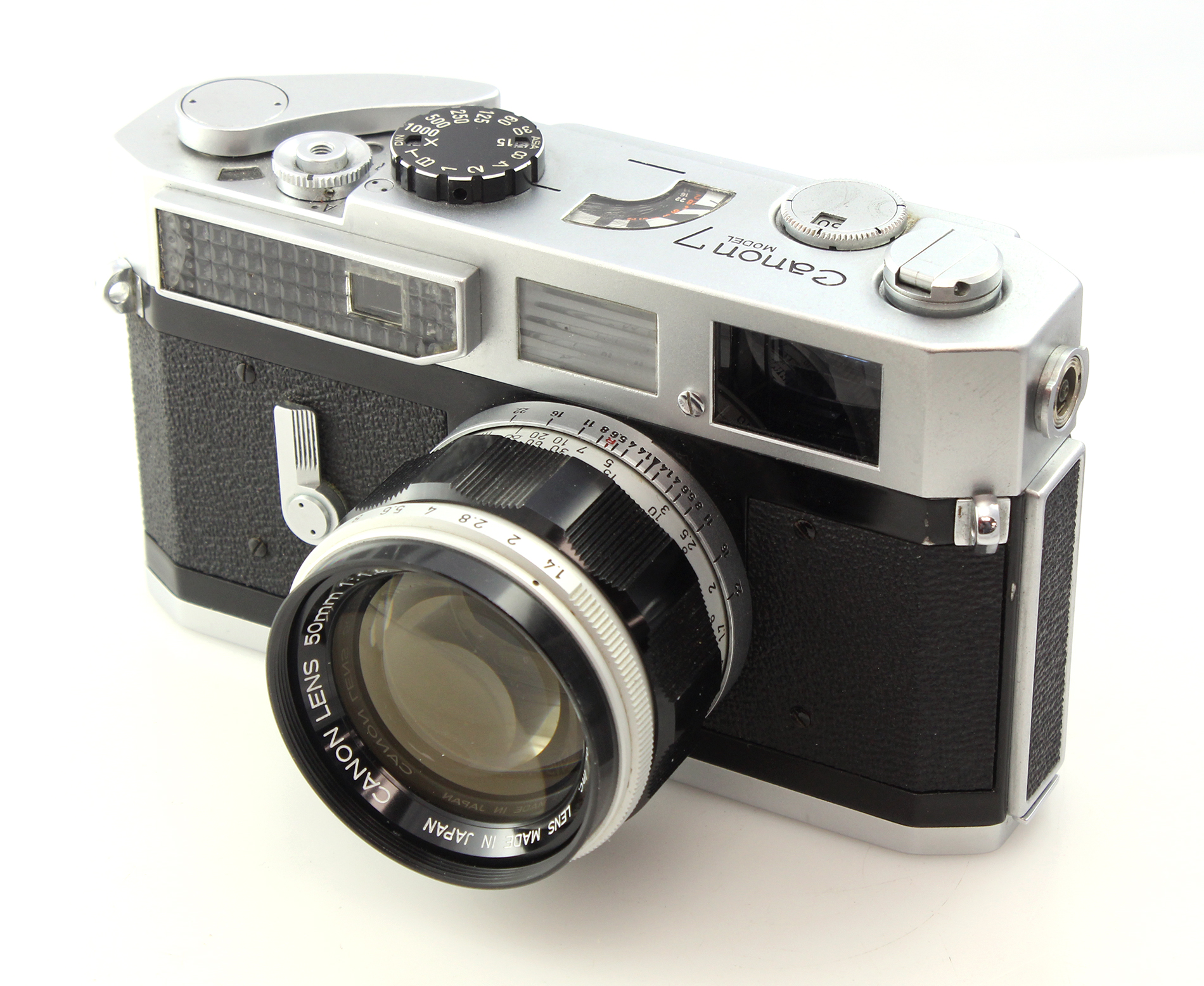 Canon 7 Rangefinder Camera with fast 50mm f/1.4 Lens in good condition ...