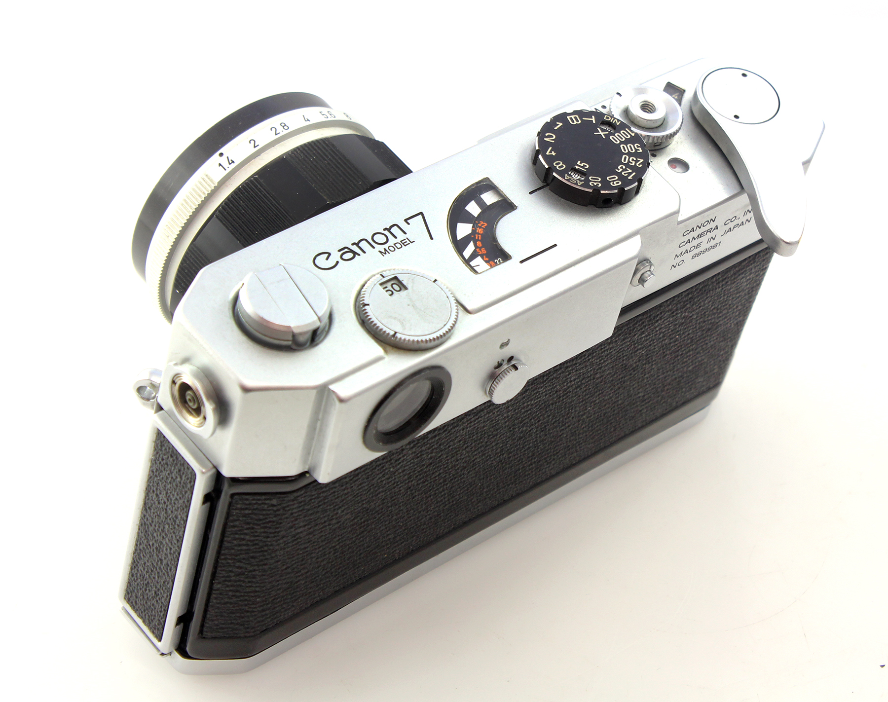 Canon 7 Rangefinder Camera with fast 50mm f/1.4 Lens in good condition ...