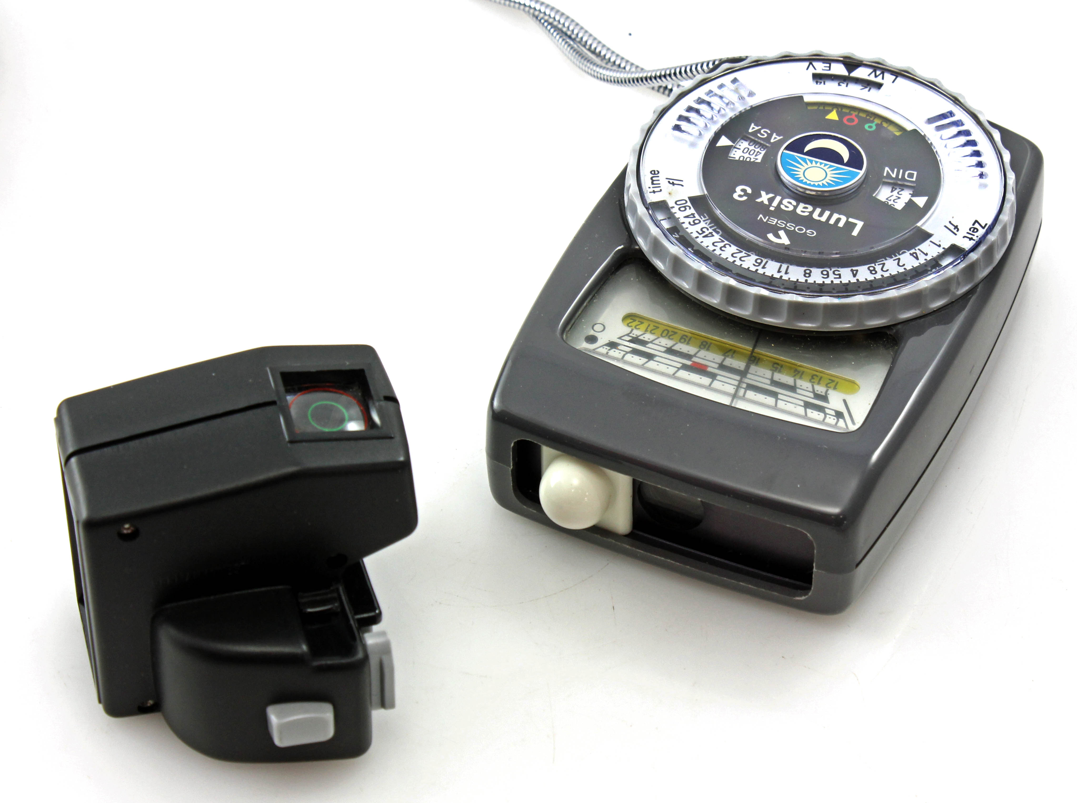 Gossen Lunasix 3 Light Meter w/ spot attachment – Good condition with ...