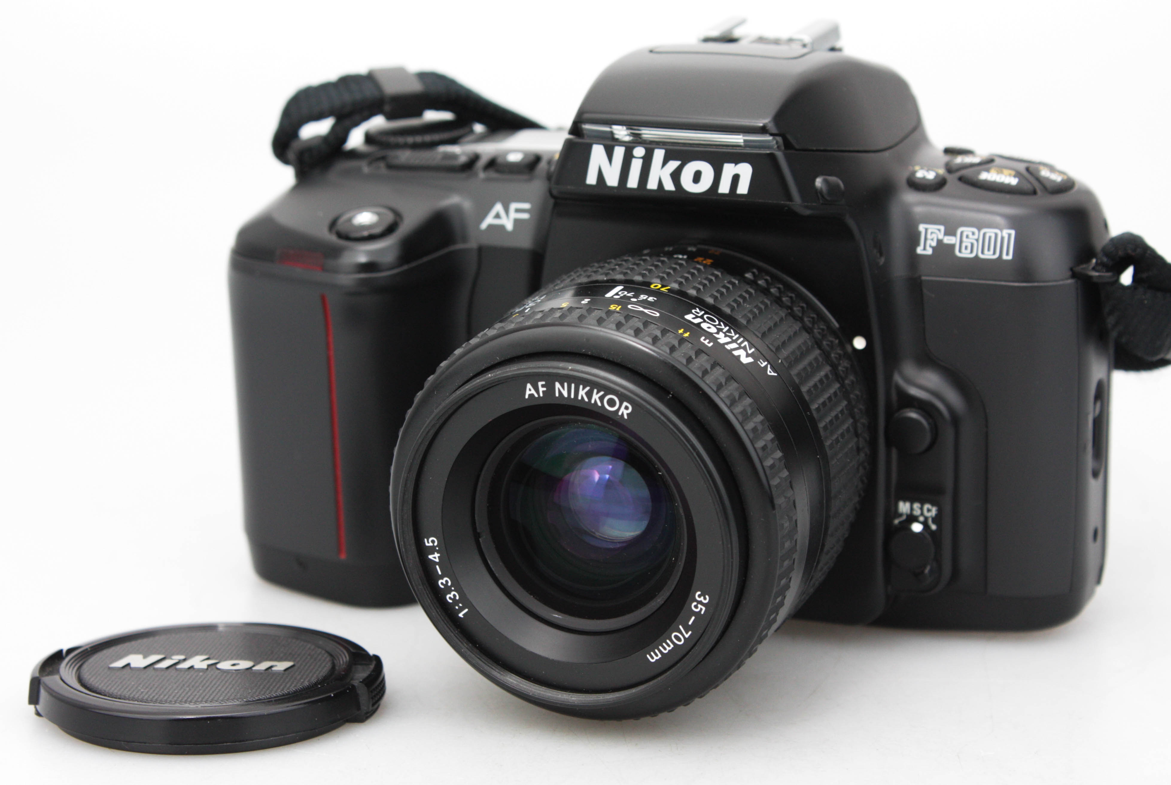 Nikon F-601 35mm SLR Camera Body + 35-70mm Nikkor Lens – The Real ...