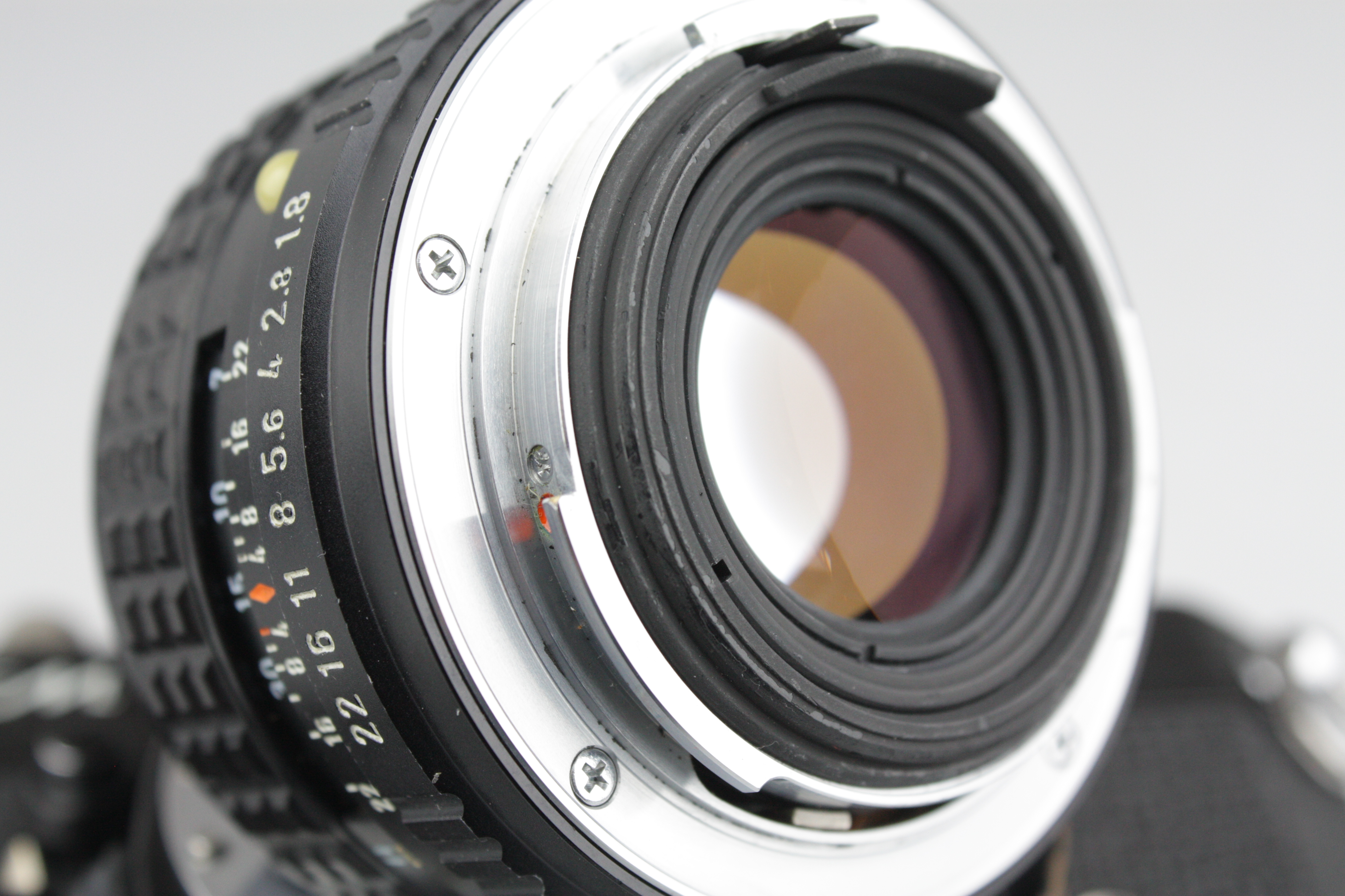 Black Pentax KM (K1000) 35mm Film SLR Camera & SMC 55mm f1.8 Lens – The ...