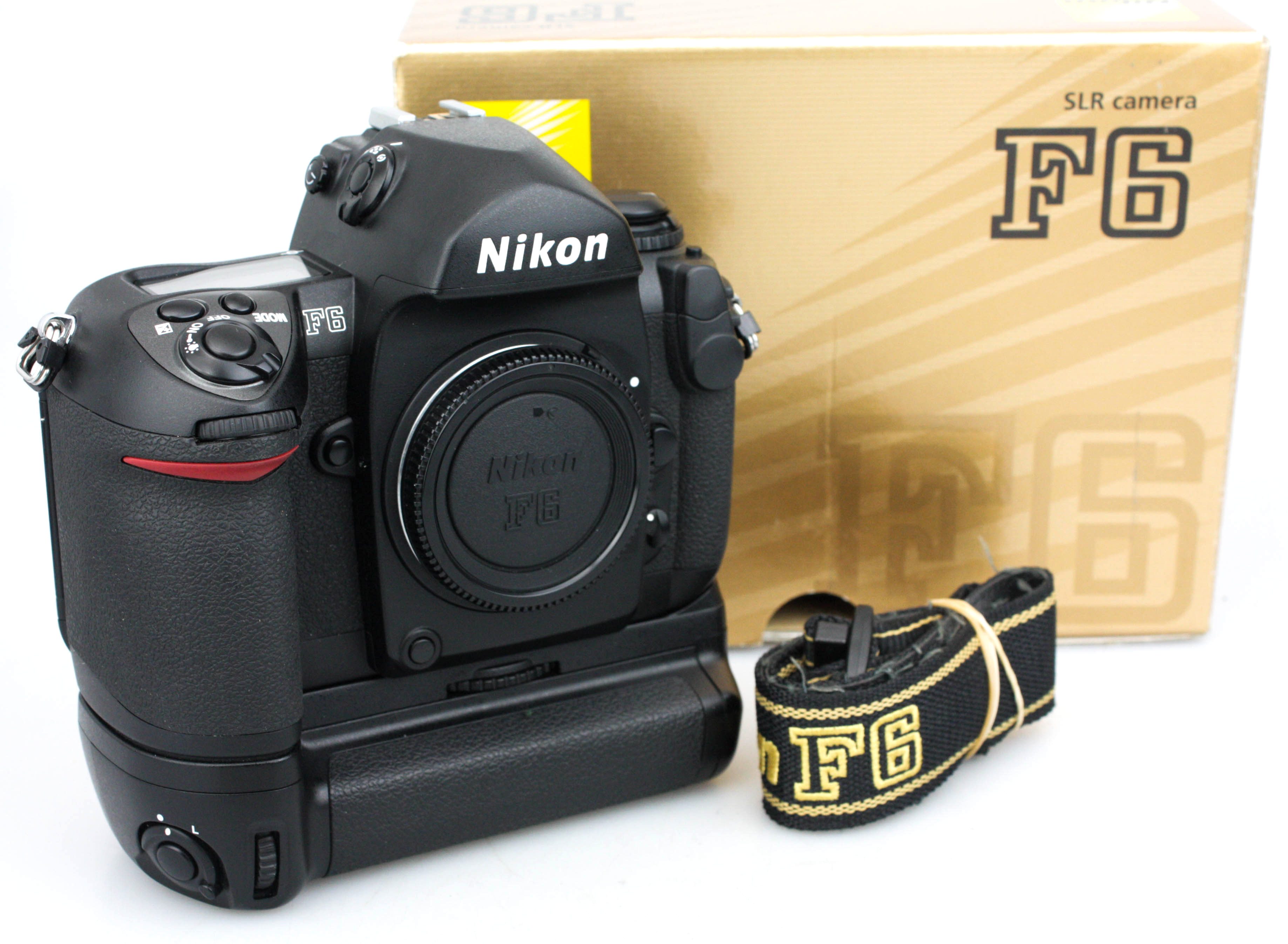 Nikon F6 35mm SLR Camera Body Boxed + Nikon MB-40 Grip & Strap – Near ...