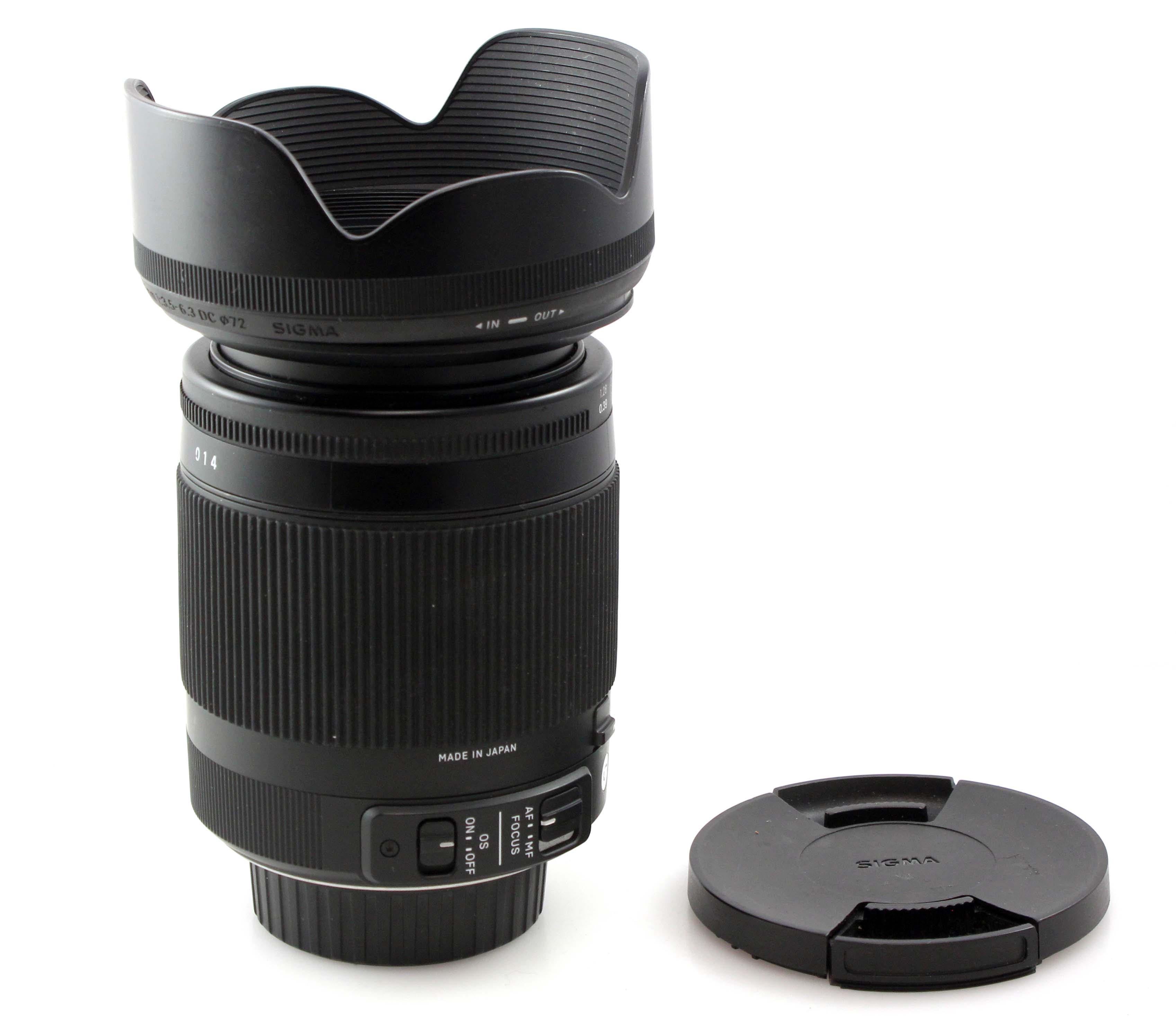 Sigma DC 18-300mm F3.5-6.3 Contemporary OS HSM Lens Nikon Crop Mount ...