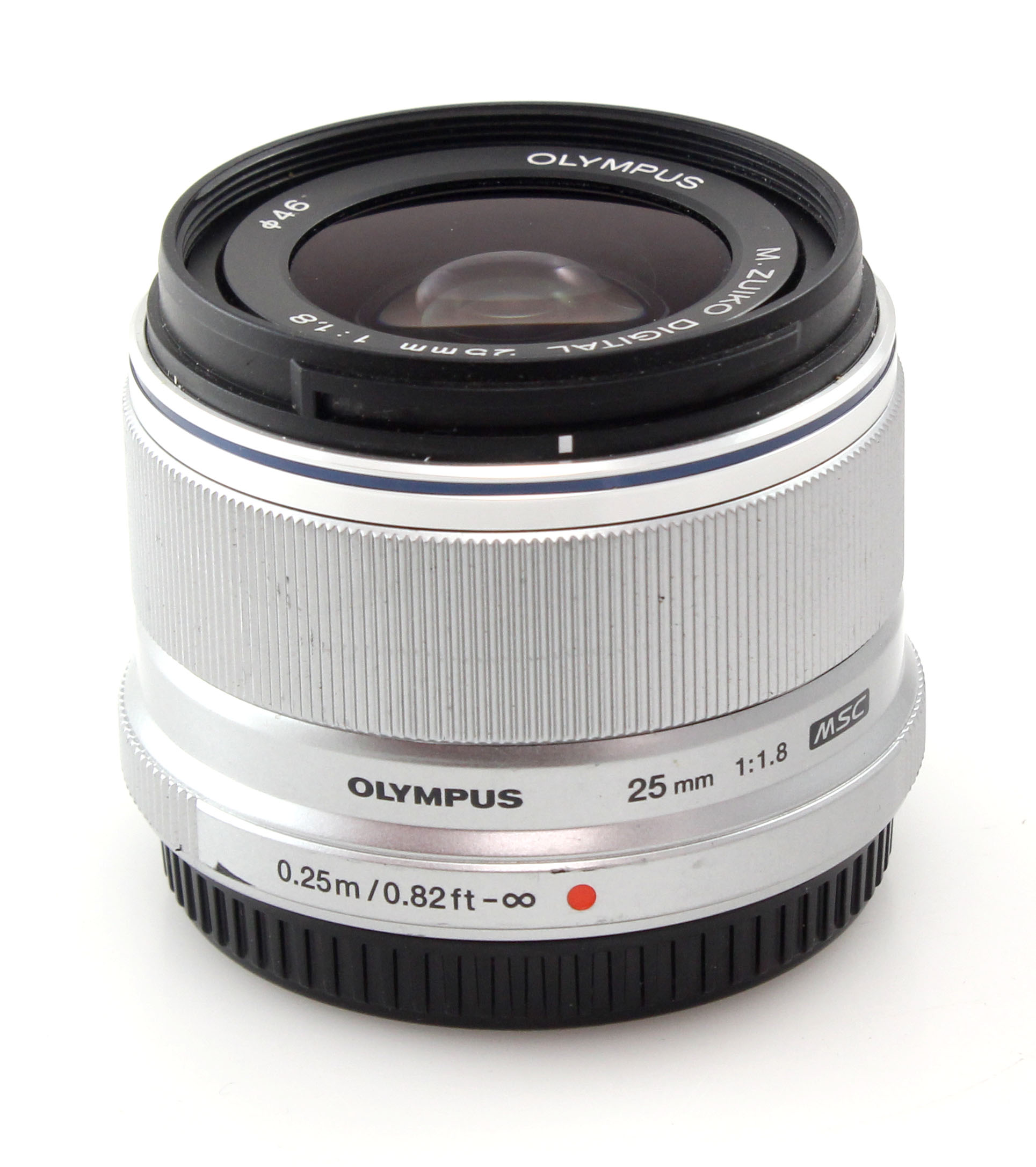 Boxed Olympus Zuiko Digital 25mm f1.8 MSC Lens – M4/3 Mount W/ Hood ...