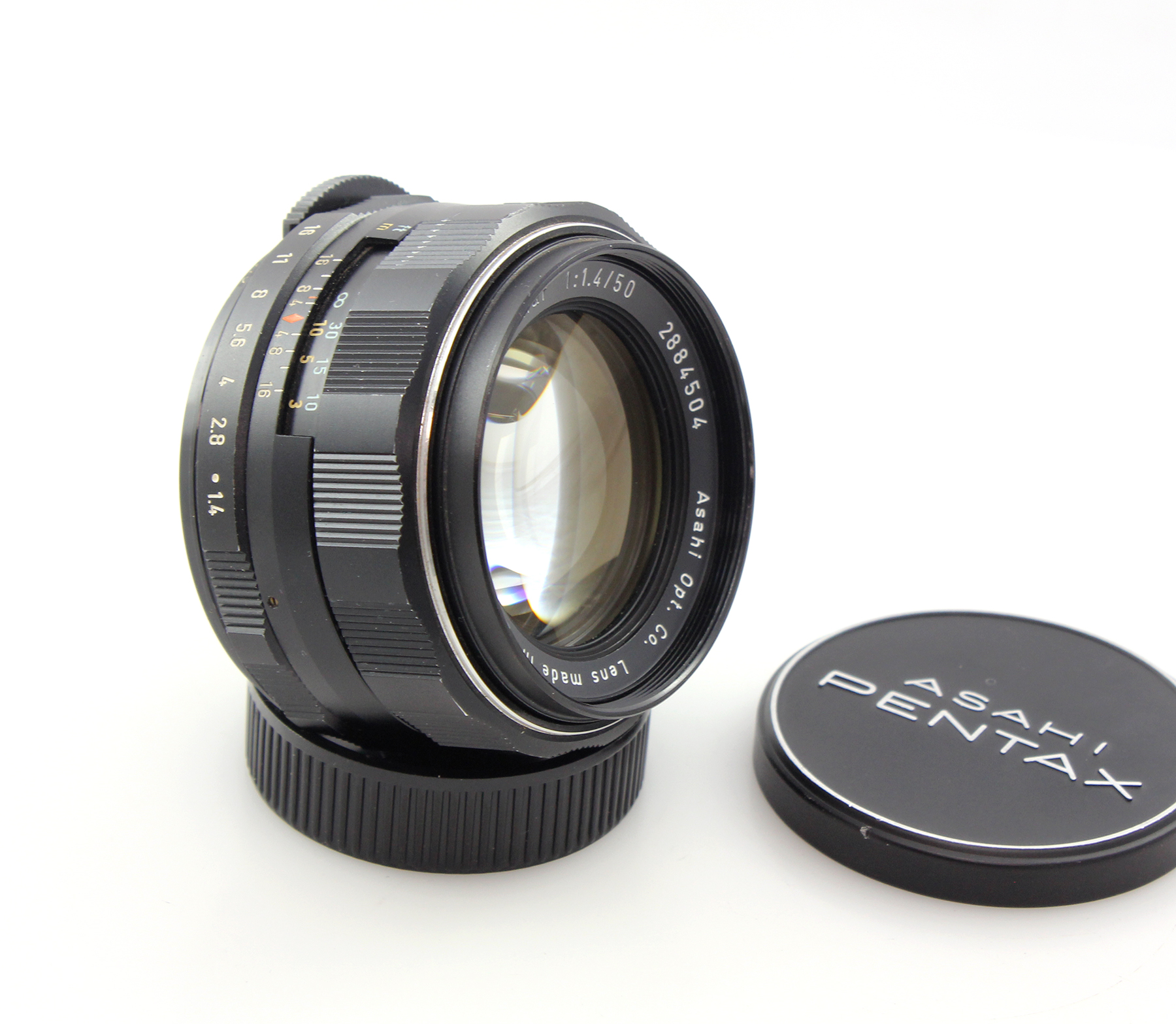 Pentax Super Takumar 50mm f1.4 M42 Fast Prime Lens – Yellow Radioactive ...