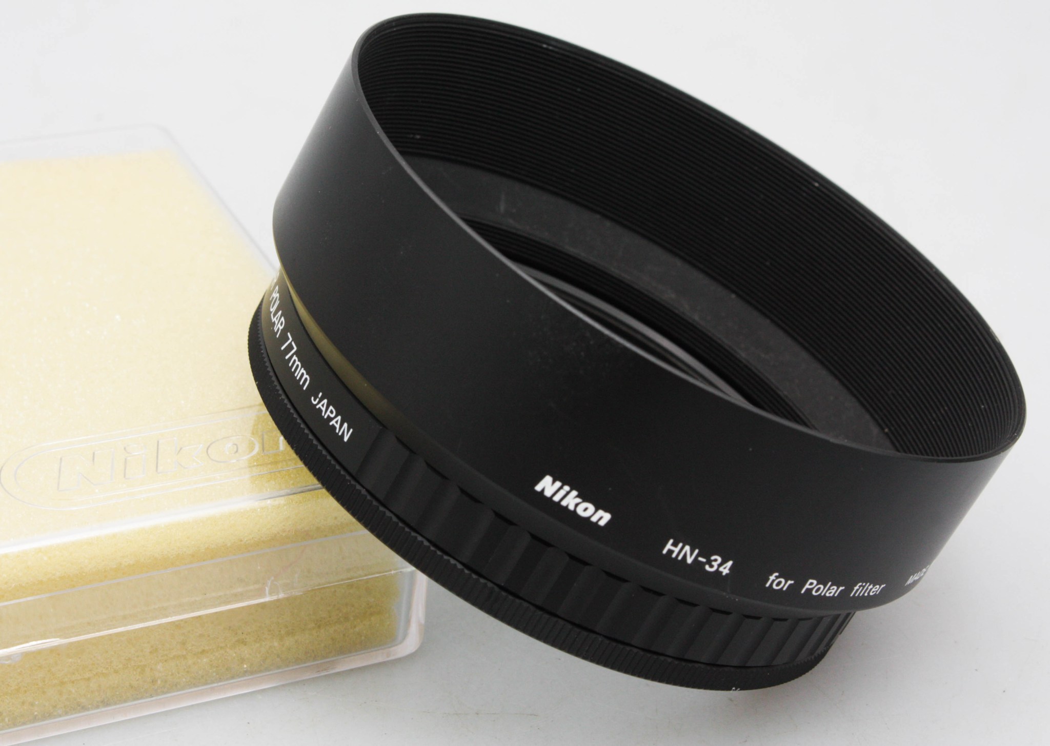 Nikon Circular Polarizing Filter 77mm + Nikon HN-34 Polar Filter Hood ...