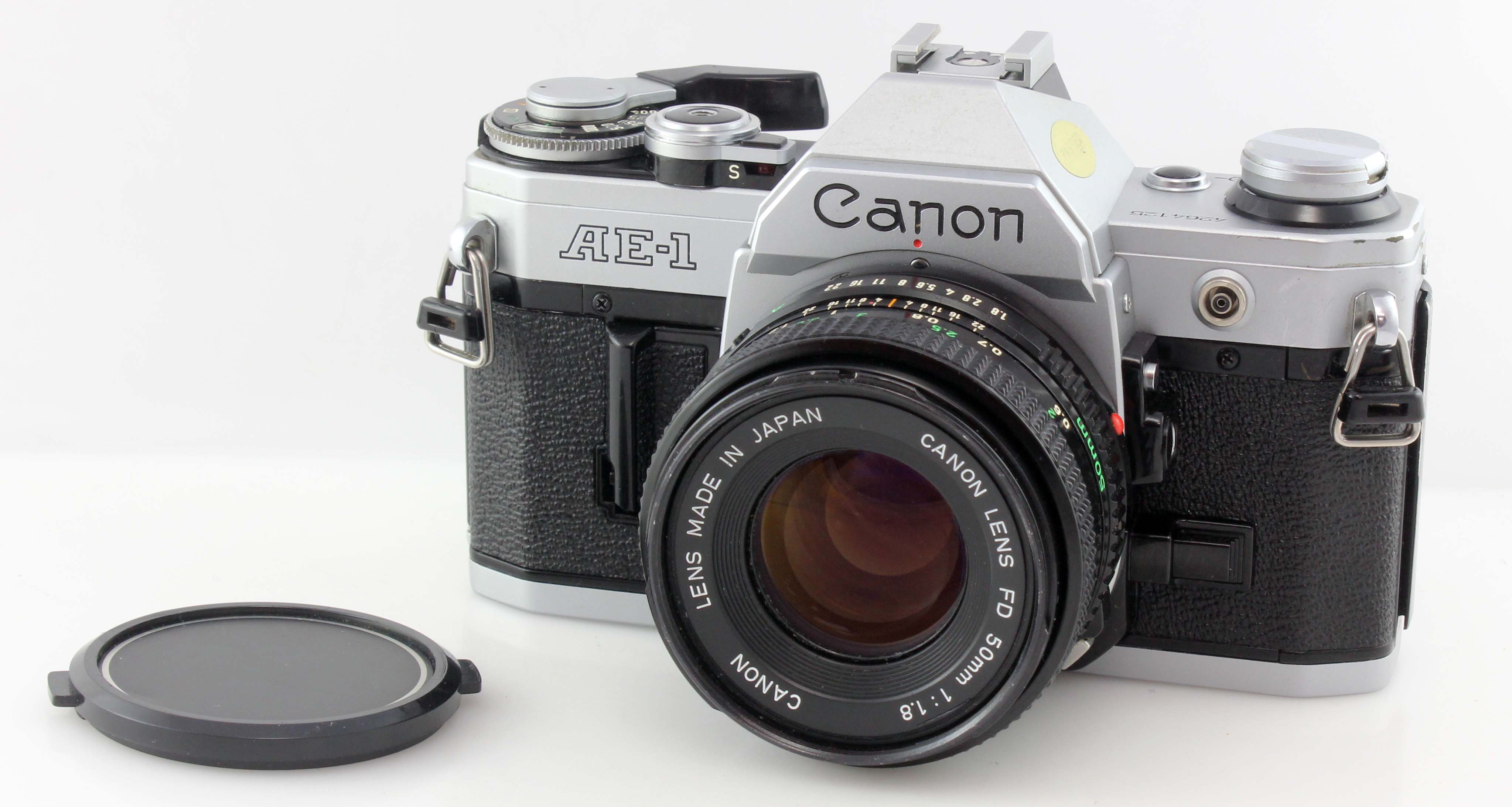 Canon AE-1 AE1 35mm SLR Film Camera w/ 50mm f1.8 FD Standard Prime Lens ...