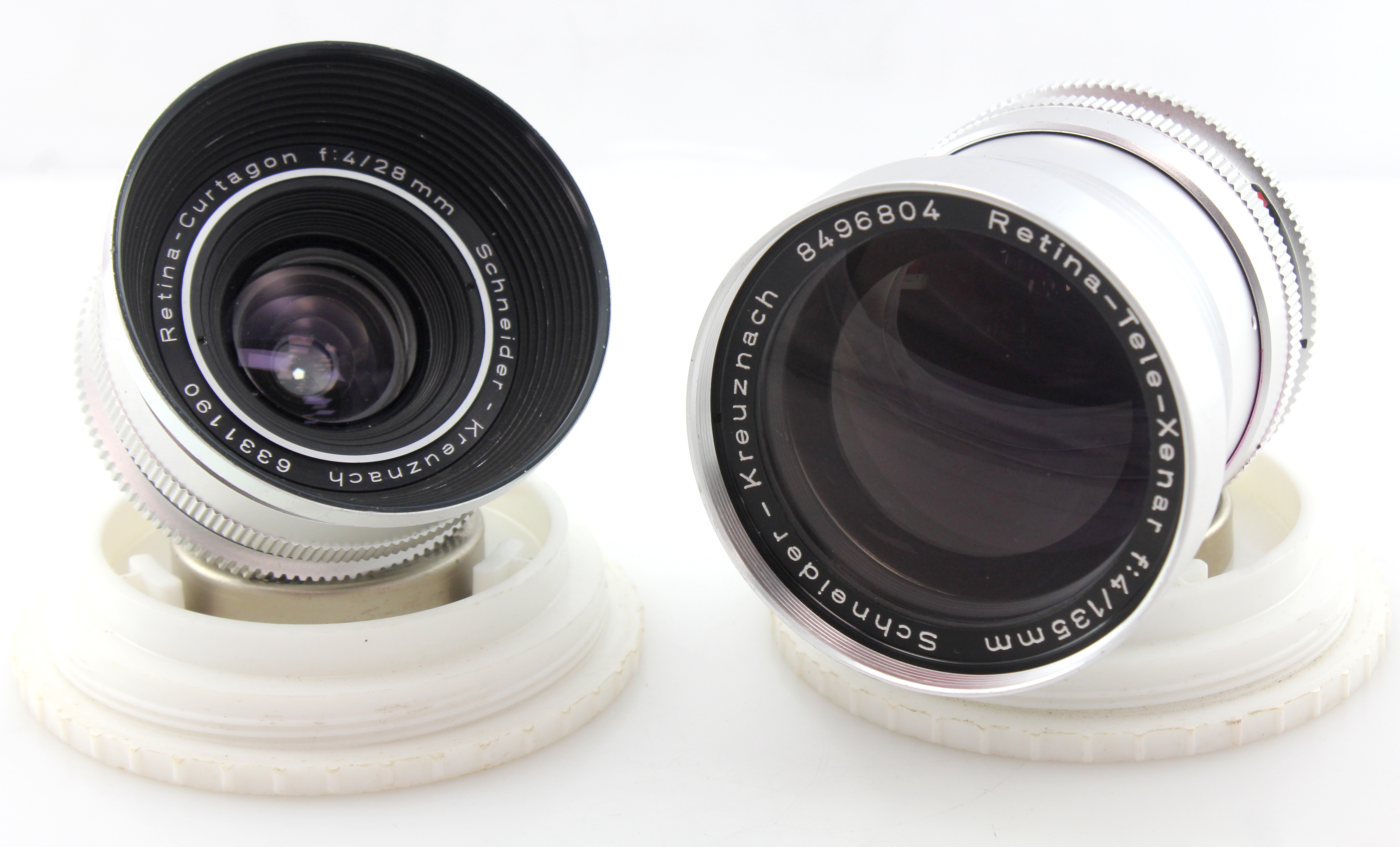 Kodak Retina Reflex III w/ 50mm, 28mm Curtagon & 135mm Xenar Lenses ...