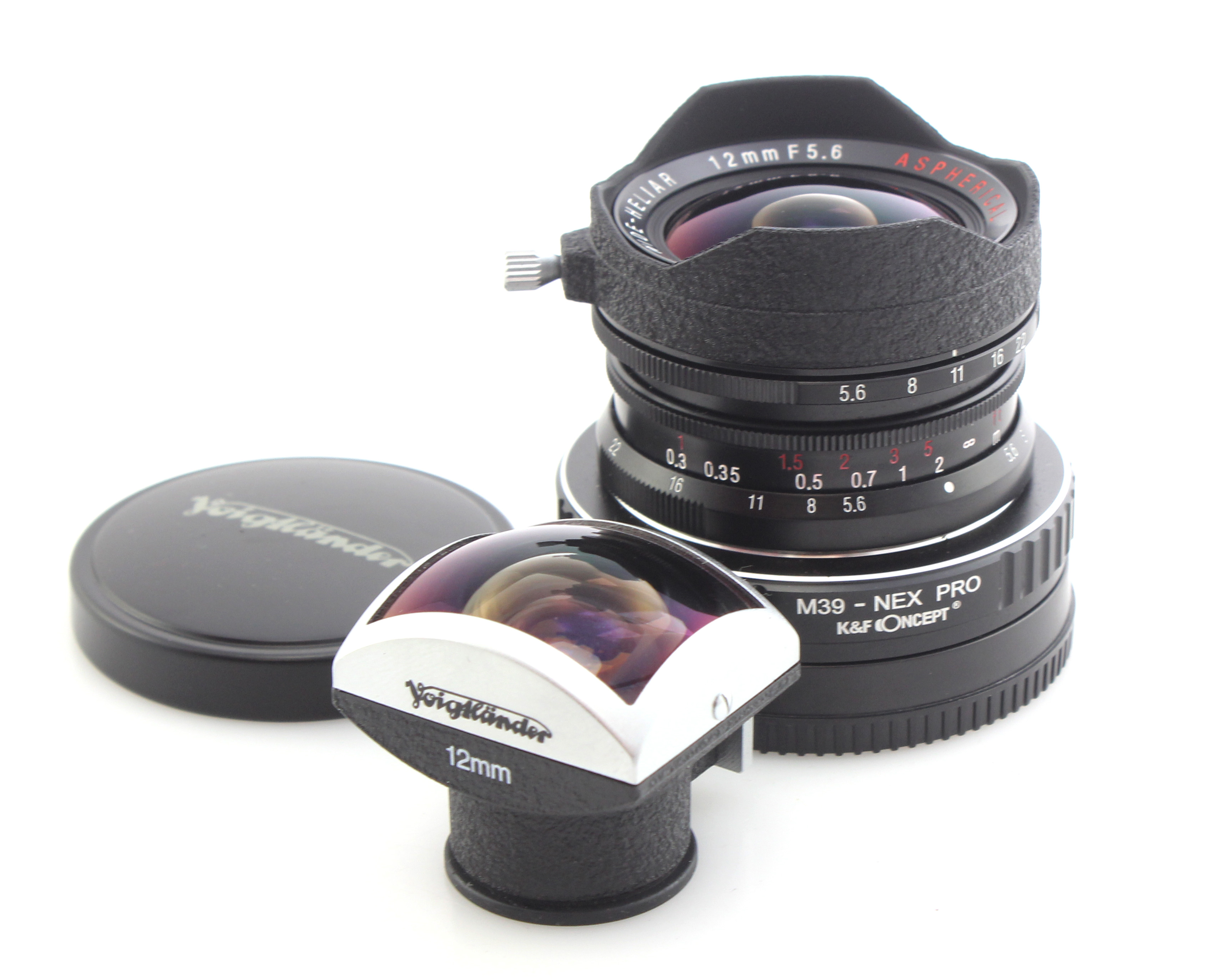 Voigtlander 12mm F5.6 Ultra Wide Heliar Lens Leica LTM W Sony E Mount ...